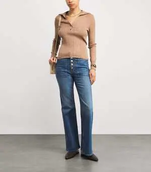 Veronica Beard Merino Wool Rouni Sweater - Brown