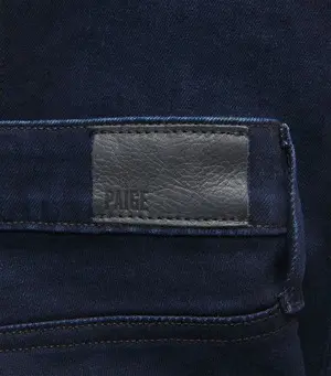 Paige Manhattan High-rise Bootcut Jeans - Navy