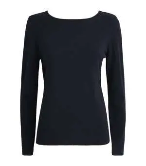 ALLUDE Wool-cashmere Twist-detail Sweater