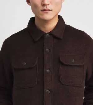 Polo Ralph Lauren Wool-blend Felt Overshirt