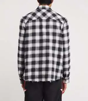 Amiri Cotton Flannel Bones Overshirt