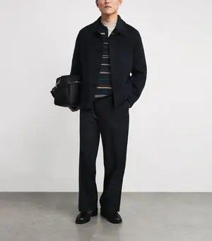 Sandro Double-face Wool Worker Jacket