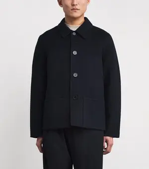 Sandro Double-face Wool Worker Jacket