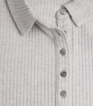 Paige Ribbed Eden Polo Top