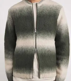 SAMSOE SAMSOE Safabio Wool-blend Zip Cardigan