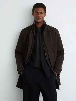 Reiss Button Detailed Outerwear For Men