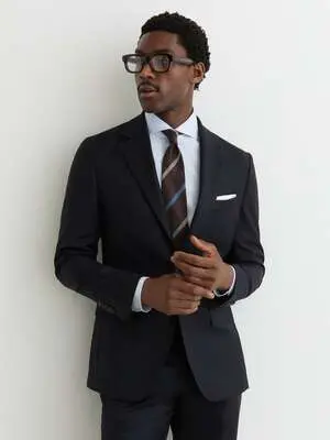 REISS Entrepreneur Classic Fit Italian Wool Single-breasted Suit Blazer