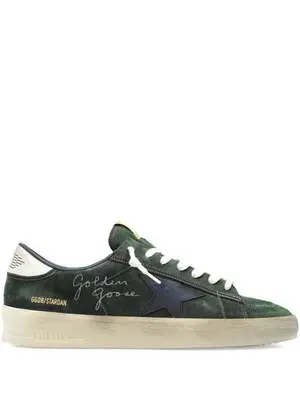 GOLDEN GOOSE Flat Shoes - Green Blue