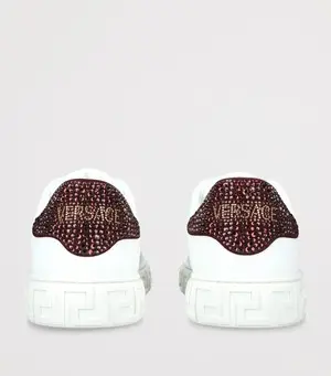 Versace Greca Embellished Sneakers