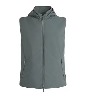 Moorer Hooded Vests For Men