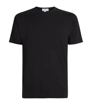 Sunspel Tencel Stretch T-shirt - Black