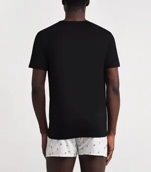 Sunspel Tencel Stretch T-shirt - Black