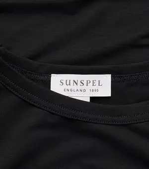 Sunspel Tencel Stretch T-shirt - Black