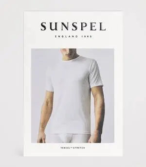 Sunspel Tencel Stretch T-shirt - Black