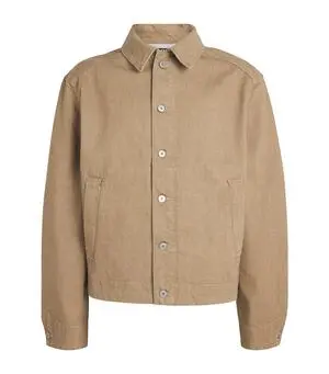 Men's Beige Denim Jackets