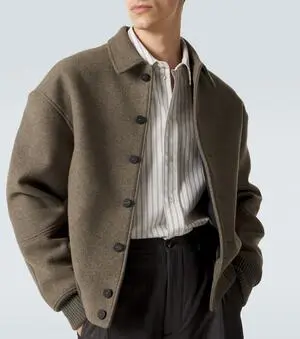 Jacquemus Virgin Wool Blouson Jacket