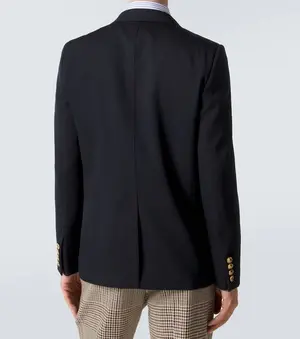 Valentino Garavani Double-breasted Virgin Wool Blazer