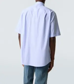 Valentino Garavani Striped Cotton Shirt - Blue