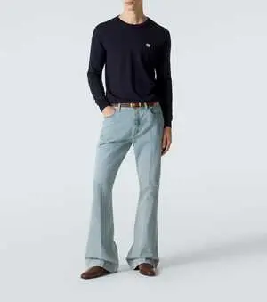 Valentino Garavani Logo Flare Jeans