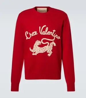Valentino Garavani Chez Virgin Wool Sweater