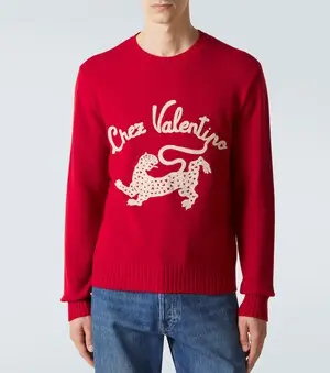 Valentino Garavani Chez Virgin Wool Sweater