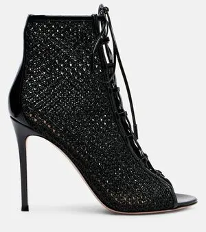 GIANVITO ROSSI 105 Leather Pumps - Black