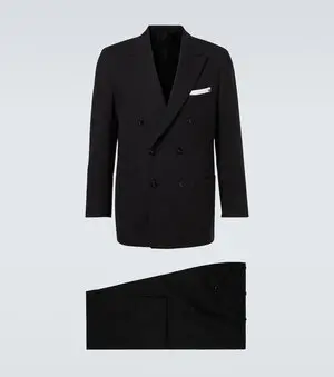 Kiton Wool Suit - Black