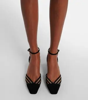 AQUAZZURA Alana 35 Suede Pumps