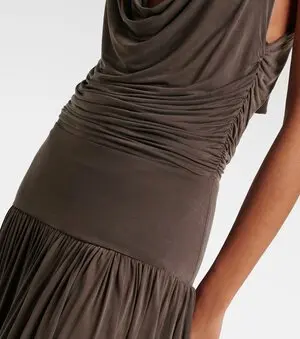 AYA MUSE Alyve Draped Halterneck Maxi Dress