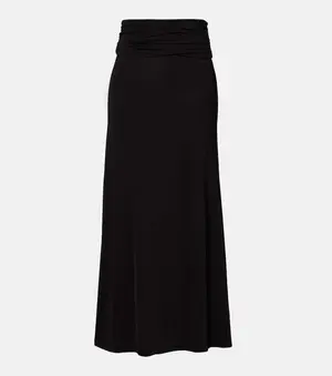 AYA MUSE Freya Draped Maxi Skirt