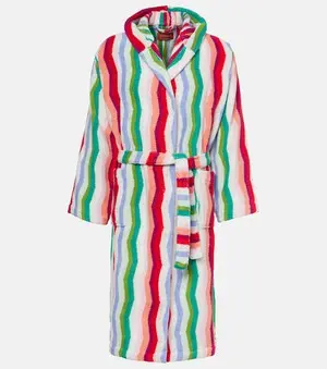 Missoni Wave Cotton Terry Bathrobe - Multicoloured