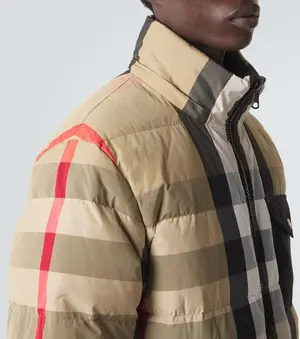 Burberry Reversible Hooded Down Jacket - Beige