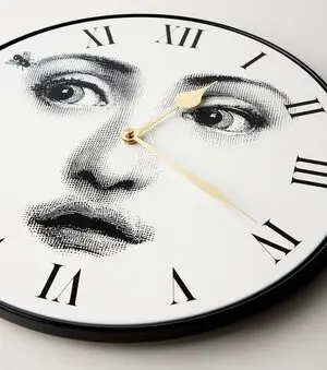 FORNASETTI Tema E Variazioni N.364 Wall Clock - Black