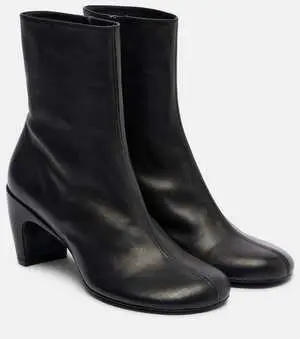 Dries Van Noten 65 Leather Ankle Boots