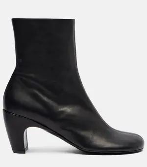 Dries Van Noten 65 Leather Ankle Boots