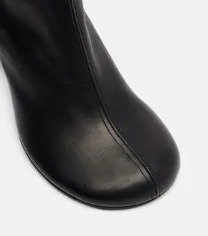 Dries Van Noten 65 Leather Ankle Boots