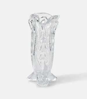 LOUISE ROE S.r. Vintage Drape Glass Vase - Transparent