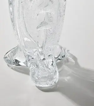 LOUISE ROE S.r. Vintage Drape Glass Vase
