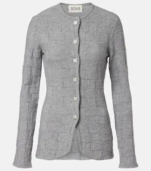 Tove Uma Cashmere Cardigan - Grey