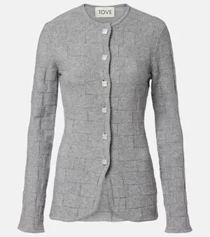 Tove Uma Cashmere Cardigan - Grey