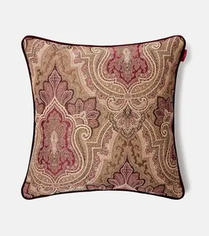 Etro Deosai Paisley Cushion - Multicoloured