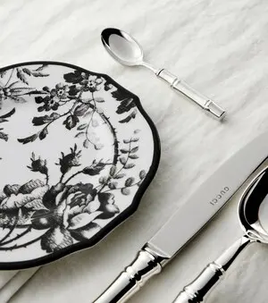 Gucci Set Of 2 -plated Spoons - Silver