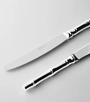 Gucci Set Of 2 -plated Knives