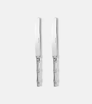 Gucci Set Of 2 -plated Knives - Silver