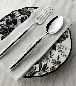 Gucci Set Of 2 -plated Spoons