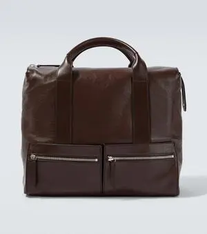 METIER Racer 40 Leather Duffle Bag - Brown