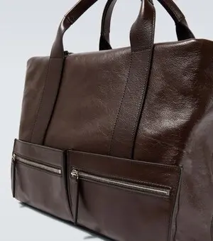 METIER Racer 40 Leather Duffle Bag - Brown