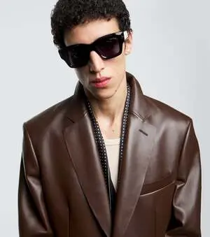 TOM FORD Ilias Square Sunglasses - Black