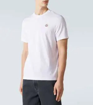 Moncler Set Of 3 Cotton Jersey T-shirts - Multicoloured