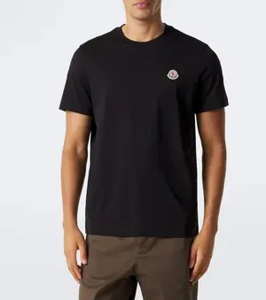 Moncler Set Of 3 Cotton Jersey T-shirts - Multicoloured